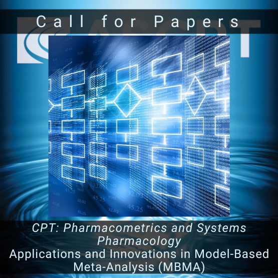 PSP Call for Papers: Applications and Innovations in Model-Based Meta-Analysis (MBMA)